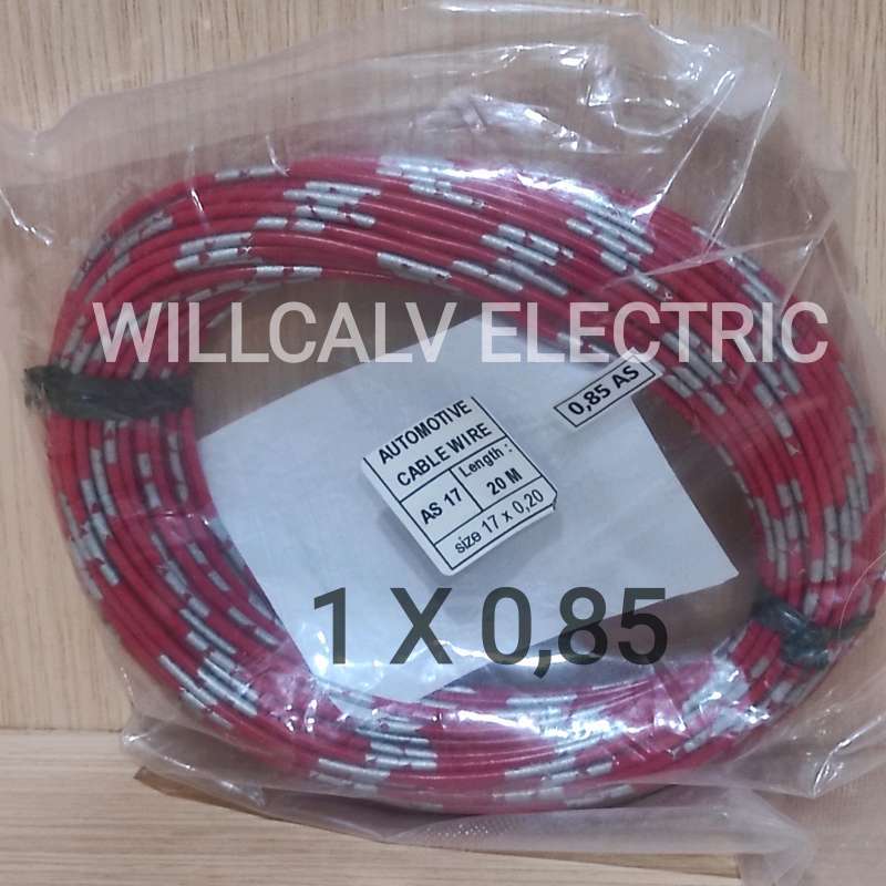 Jual Kabel Otomotif Wire Bintik 1x0,85 Mm 20 Meter Full Tembaga / Ksbel ...