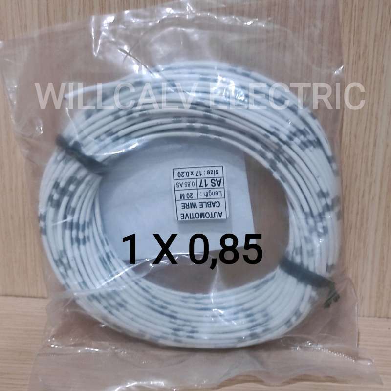 Jual Kabel Otomotif Wire Bintik 1x0,85 Mm 20 Meter Full Tembaga / Ksbel ...