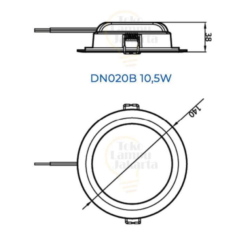 Jual Philips Led Downlight Dn020b G3 4,5w 10.5w 14w 18w 23w Recessed Di Seller Toko Lampu ...