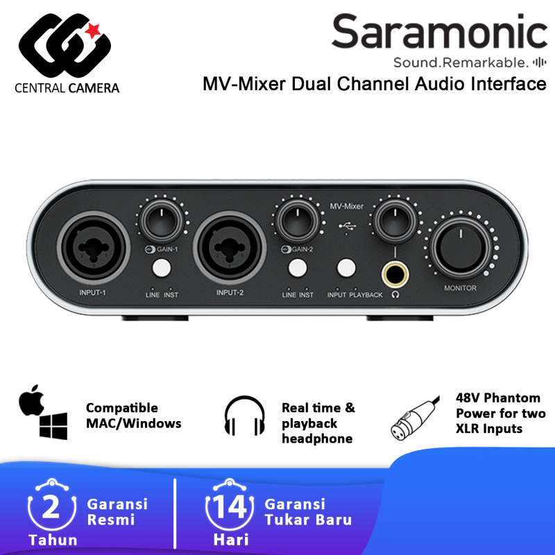 Jual Saramonic MV-Mixer Dual Channel Audio Interface di Seller Central Camera - Kamal Muara ...