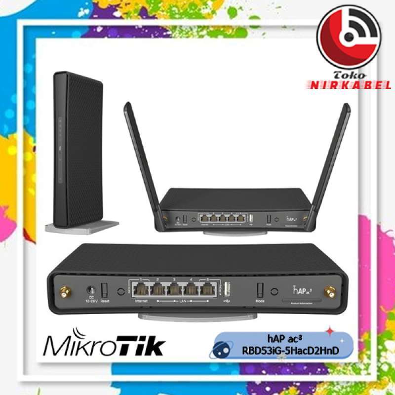 Promo MikroTik hAP ac 3 RBD53iG-5HacD2HnD Diskon 23% di Seller Tikno Store - Kalibata, Kota ...