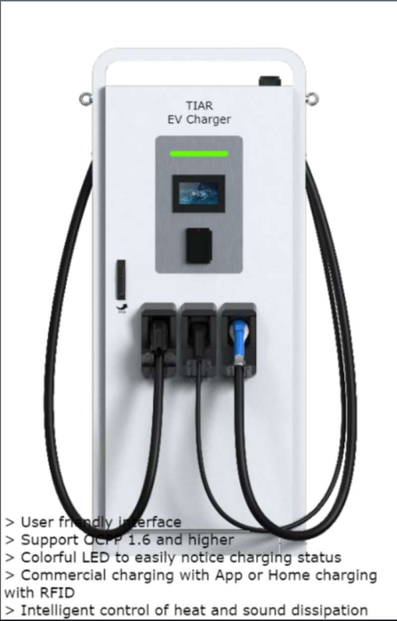 Jual Tiar Ev Charger-ultra Fast Charging Dc-3 Nozzle Ccs2 Chademo Type ...