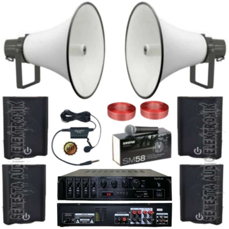 Promo Paket Sound System TOA Masjid Atau Mushola Lengkap corong toa 50 ...