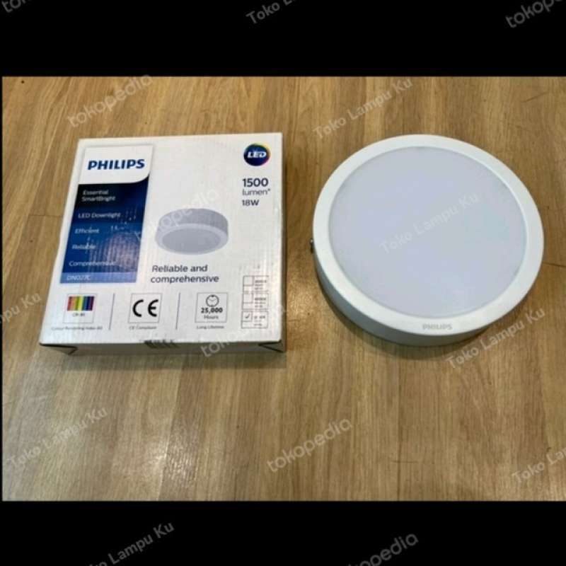 Promo PHILIPS LED Downlight Outbow DN027C 8 18W LED15 D200 Surface ...