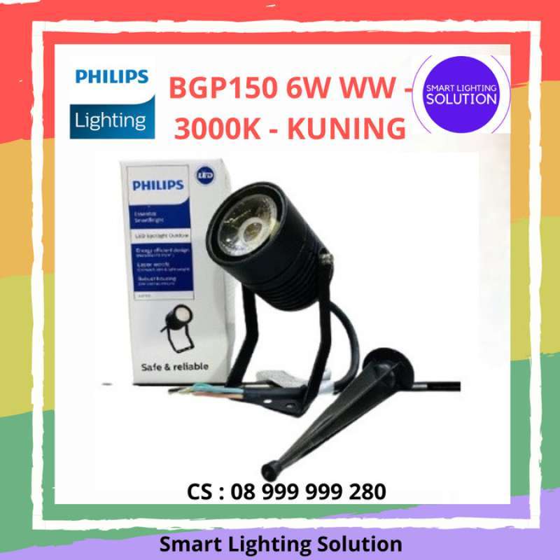Promo Philips LED Spotlight BGP150 LED400 6W 45D WarmWhite - Cahaya ...