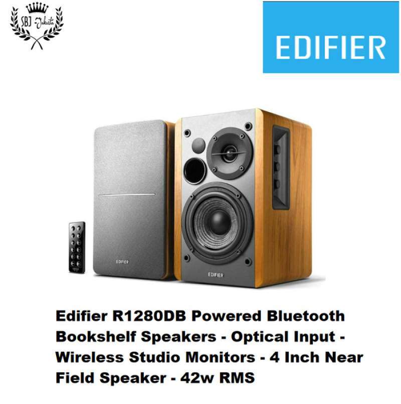 Promo Edifier R1280DB Powered Bluetooth Bookshelf Speakers Optical 42W ...