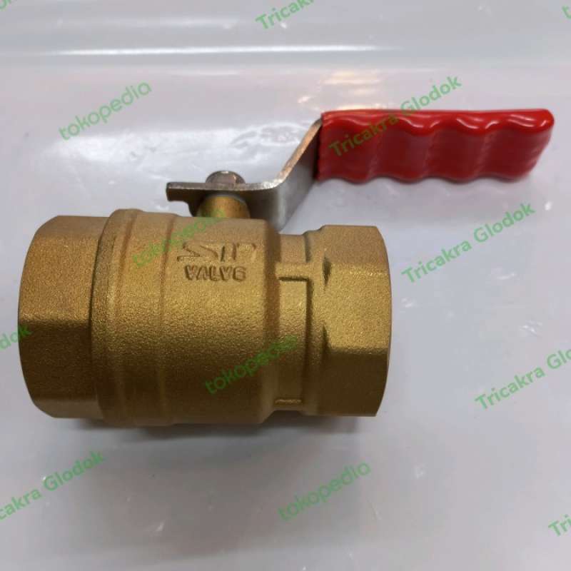 Promo ball valve kuningan 1 1/4/ball valve ST 1 1/4/stop kran kuningan ...