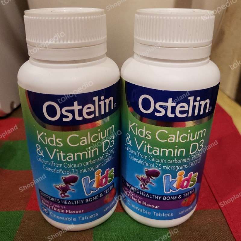 Promo Ostelin Kids Calcium & Vitamin D3 90 tablets Diskon 23% di Seller ...