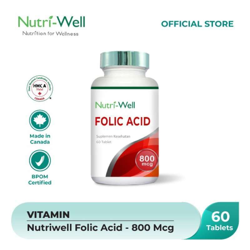 Promo Nutriwell Folic Acid (60 Tablets) Diskon 23% di Seller Abata Shop ...