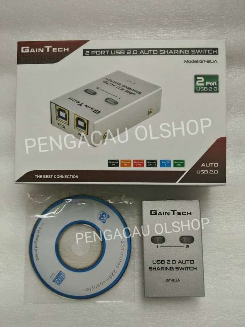 Jual Auto Switch Printer 2 Port - Usb Sharing Switcher 1-2 / Switch 2port Di Seller Hexana Store ...