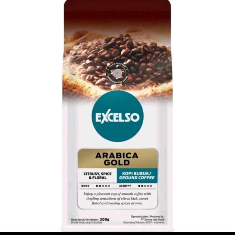 Jual Excelso Arabica Gold Bubuk Kopi 200 gram di Seller Galeri Kopi ...
