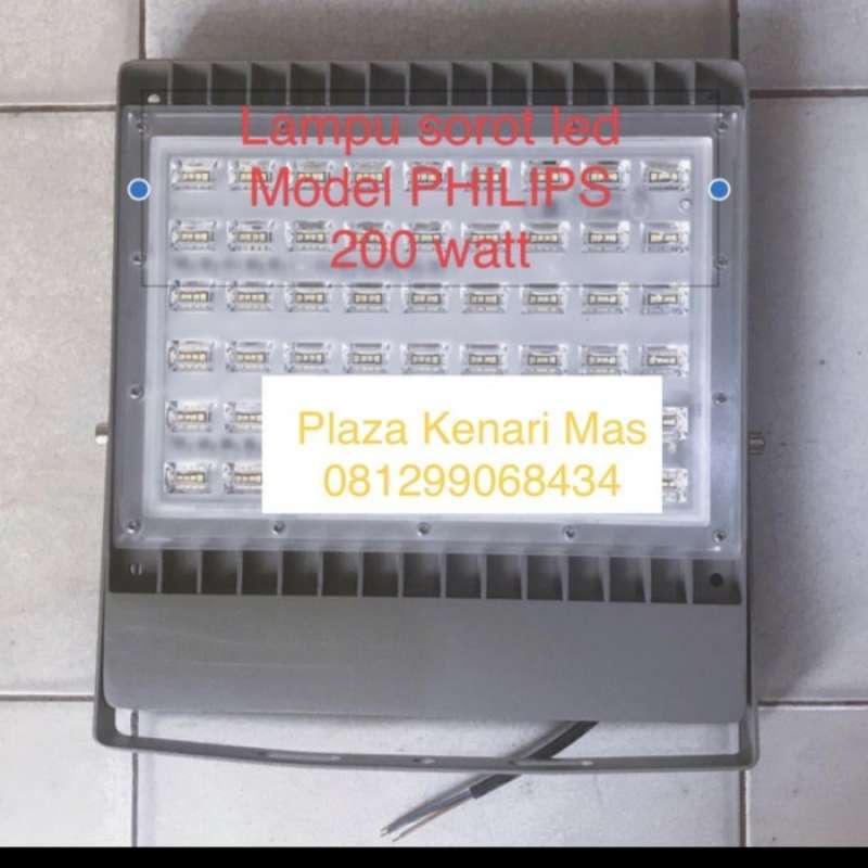 Promo Led sorot model philips 200 watt 200w lampu sorot led 200watt 200 ...