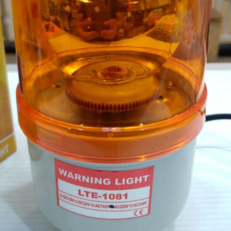 Promo Rotary Warning Light LTE-1081 220V Lampu Emergency Rotary 220V ...