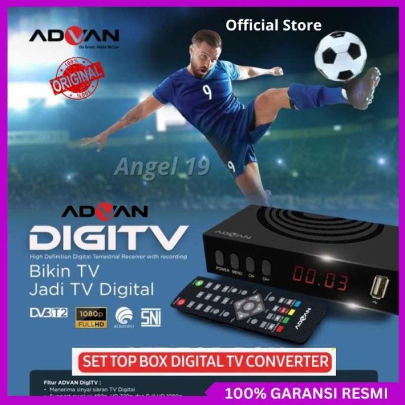 Promo SET TOP BOX ADVAN DIGITV DIGITAL RECEIVER FULL HD 1080P STB PROMO ...