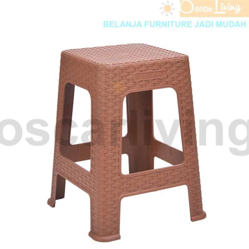 Jual Kursi Plastik Kursi Baso Kursi Makan Sinbak Motif Rotan Warna Di