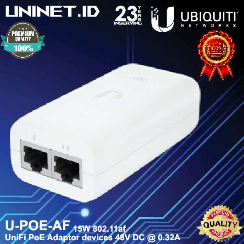 Jual UBIQUITI U-POE-AF Unifi Poe Adapter 15W 802.11af di Seller ...