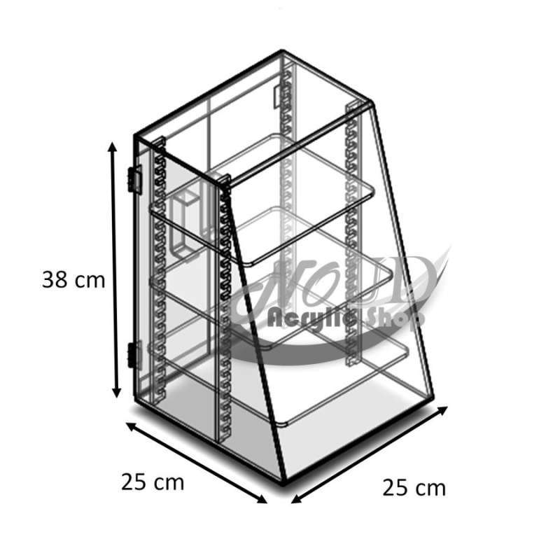 Jual Rak Roti / Kue Bakery Display Akrilik Di Seller Noud Acrylic Shop ...