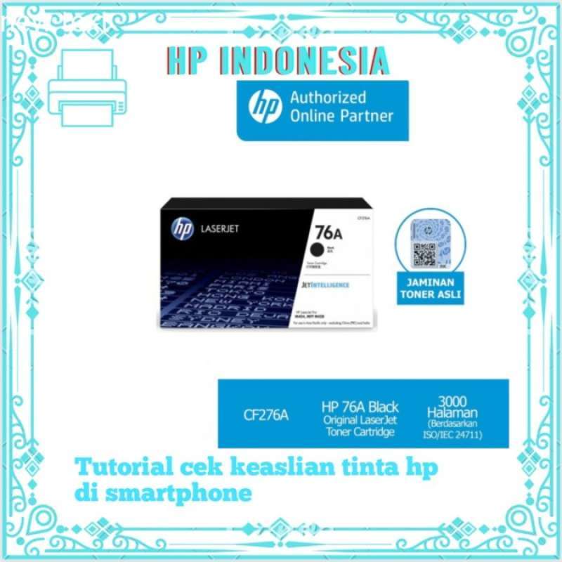 Promo Toner 76A(CF276A)Black Original Tipe Printer M404,MFP428, Series ...