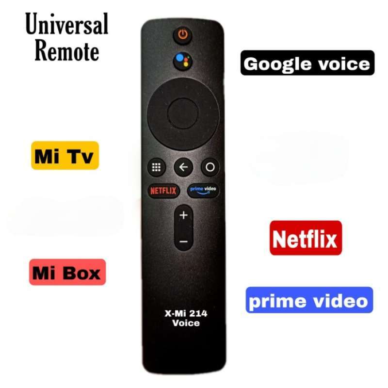 Jual Remote Universal Xiao Mi Untuk Mi Tv Mi Box Mi Stick Voice Seperti ...