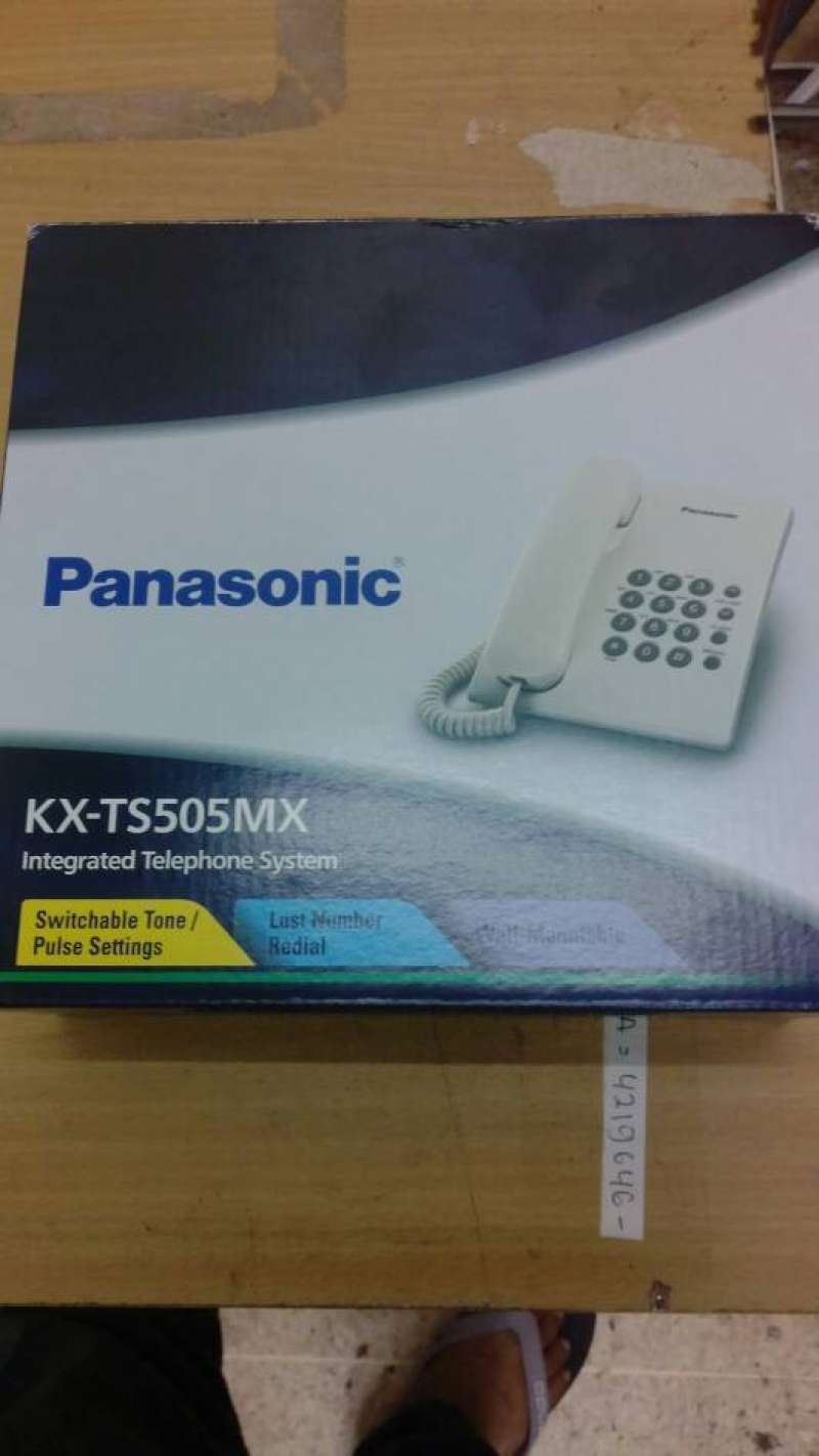 Jual Pesawat Telephone Panasonic Kx-ts505mx/telephone Rumah Panasonic Mx Di Seller Tumenggung ...
