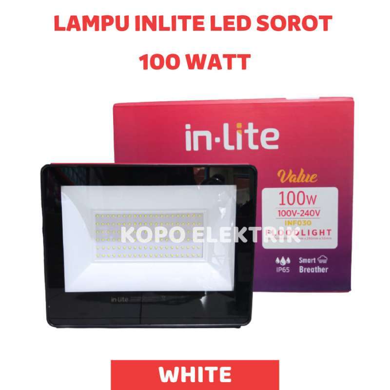 Jual Inlite Lampu Sorot 100 Watt LED Inlite Sorot Value INF030 ... Jual Inlite Lampu Sorot 100 Watt LED Inlite Sorot Value INF030 ...