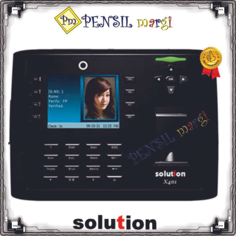 Jual Solution X401/mesin Absensi/mesin Absen/finger Print/absensi Kartu ... Jual Solution X401/mesin Absensi/mesin Absen/finger Print/absensi Kartu ...