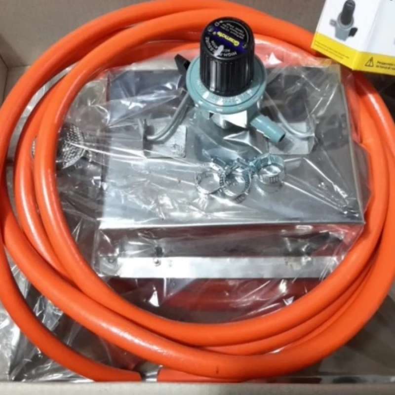 Jual pemanas ayam gasolec stainless komplit selang regulator di Seller ...