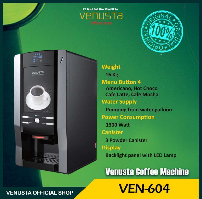 Promo Venusta VEN-604 Mesin Kopi Otomatis Diskon 8% di Seller kuvings ...