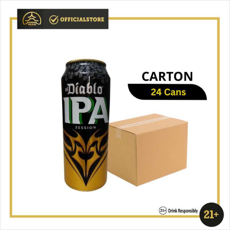 Jual El Diablo IPA Session Beer Can 500ml x 24 Bottle (1 Karton) di ...