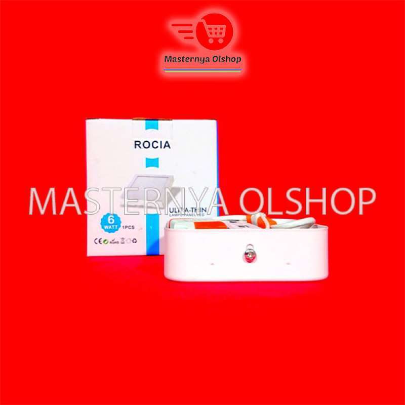 Promo ROCIA LAMPU PANEL LED 6 WATT OB SEGI DOWNLIGHT LAMP OUTBOW PLAFON ...