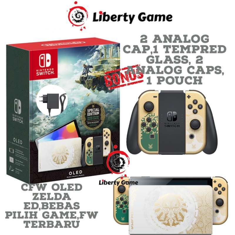Jual Nintendo Switch OLED Console CFW Zelda Tears Of The Kingdom Full Game - di Seller Liberty ...