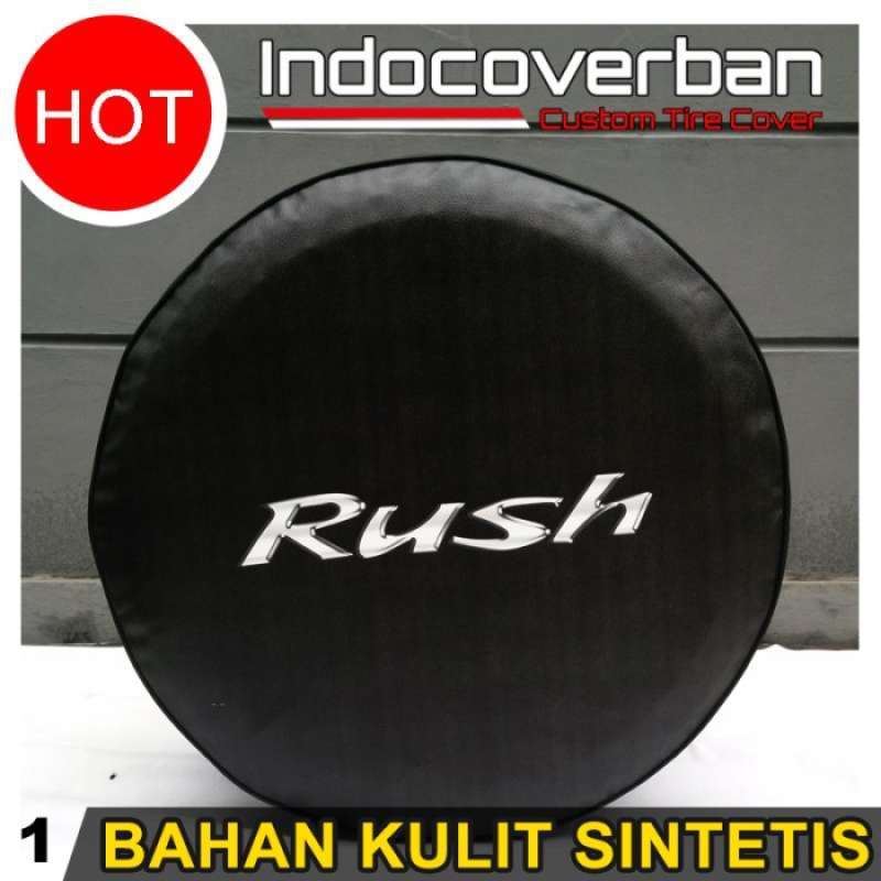 Jual Cover Ban / Sarung Ban Toyota Rush Logo Rush Hitam Di Seller ...