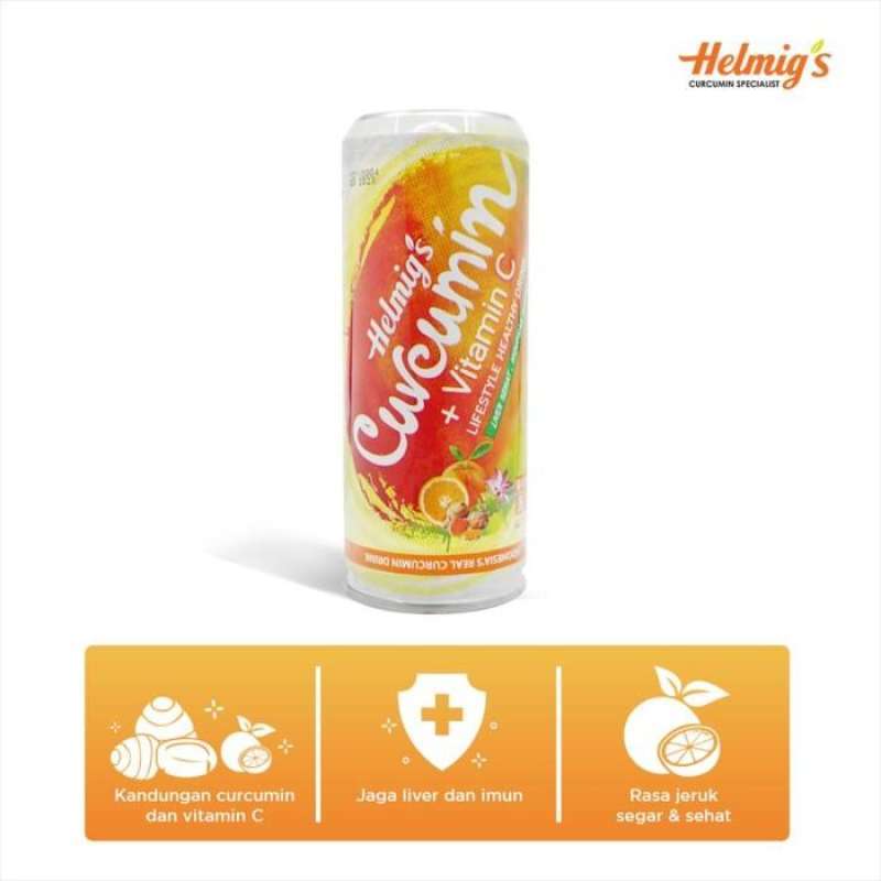Jual Helmigs Curcumin Vitamin C Effervescent Jeruk Kaleng 240ml Di ...