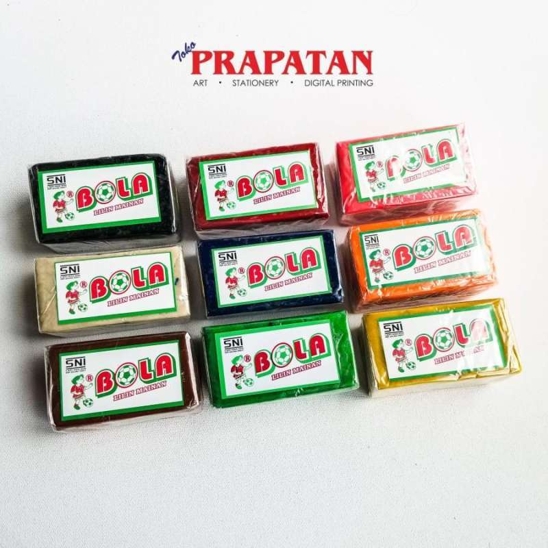 Jual Lilin Mainan Merek Bola 400gram / Plastisin Mainan Di Seller Toko ...