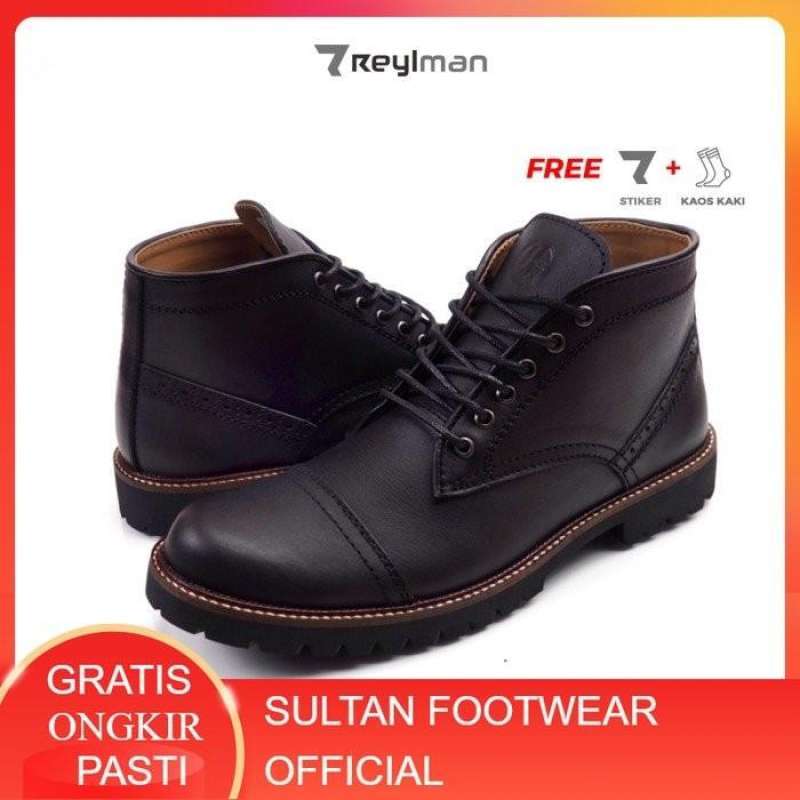 Jual Sepatu Safety Boots Formal Kulit Asli Sultan X Reylman Acoustic ...