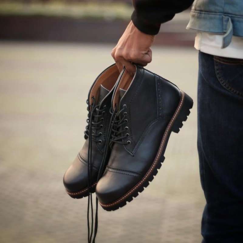 Jual Sepatu Safety Boots Formal Kulit Asli Sultan X Reylman Acoustic ...
