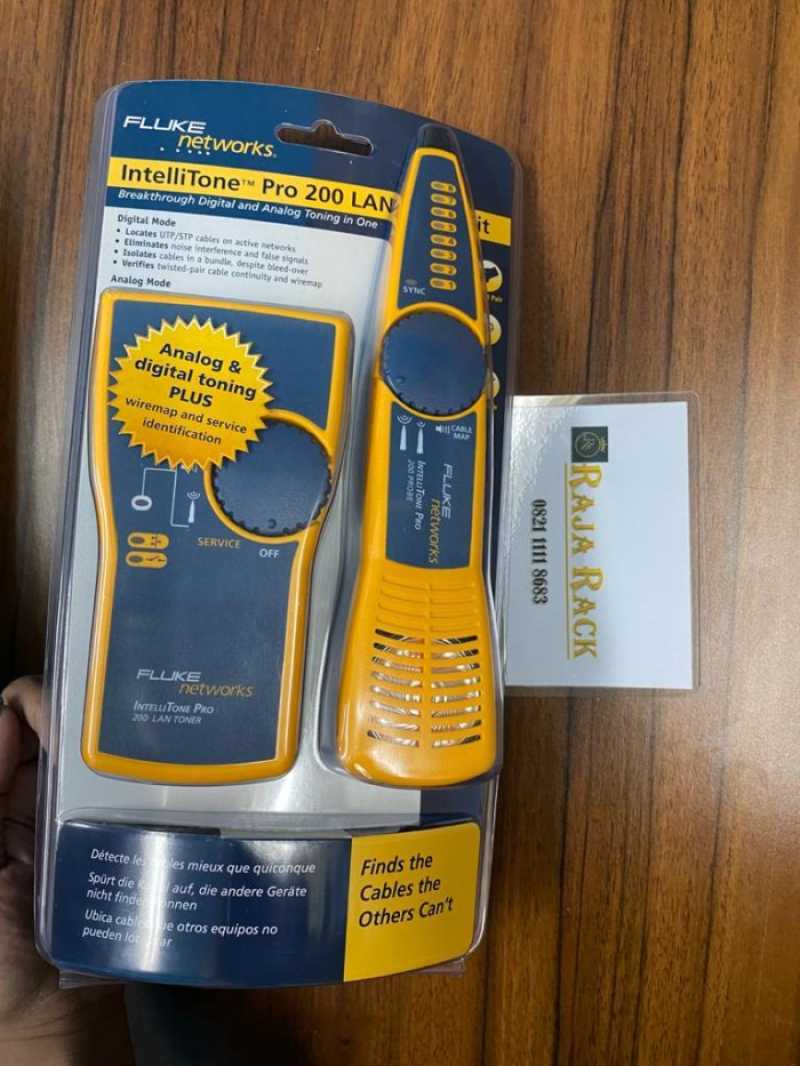 Promo Fluke Networks Intellitone Pro 200 Lan Kit Fluke Mt-8200-60-Kit ...