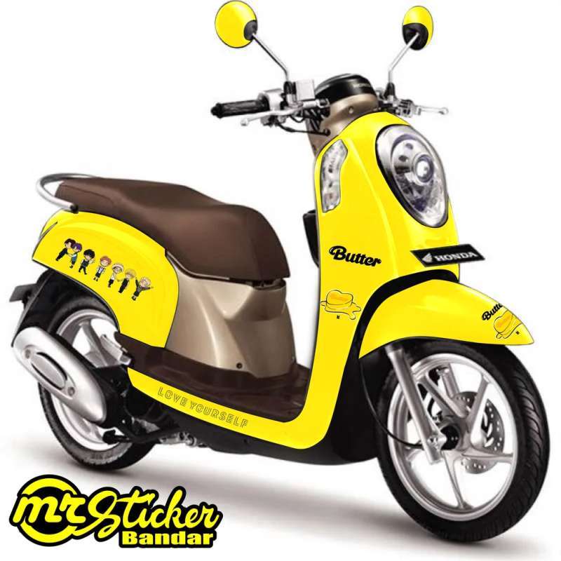 Jual decal sticker scoopy full body FI scopy dekal stiker 2017 2018 2019 2020 2021 2022 scoopy ...