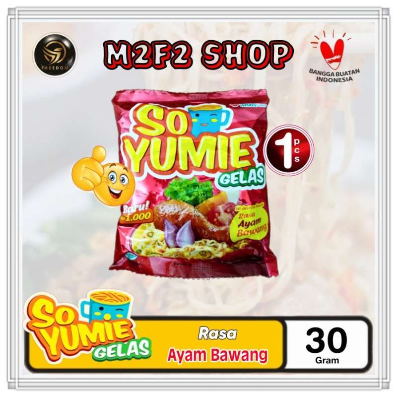 Promo Mie Gelas So Yumie Instant Kuah Rasa Ayam Bawang- 30 gr (Kemasan Satuan) Diskon 14% di ...