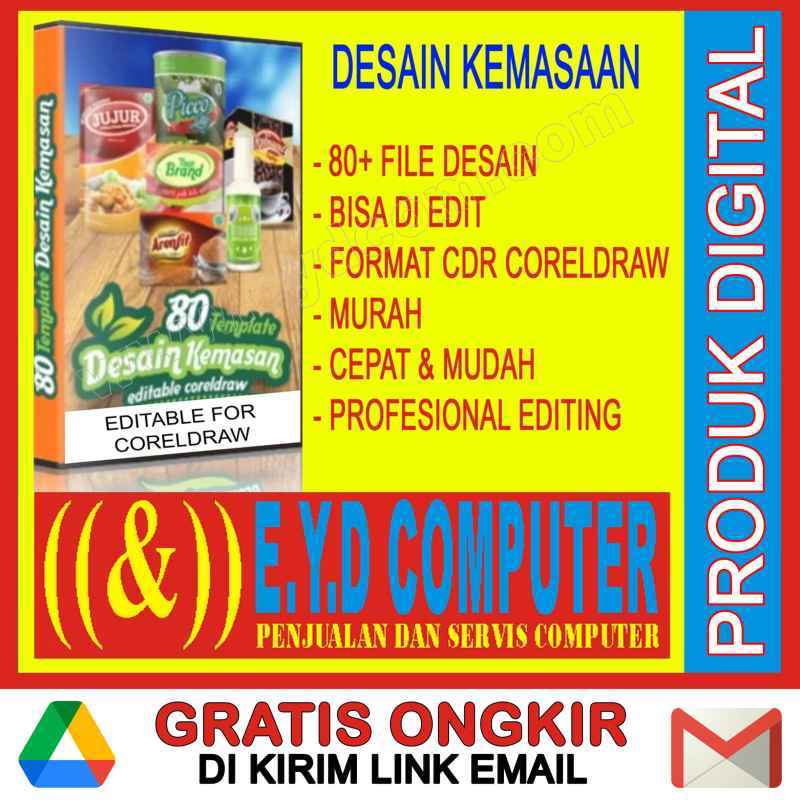 Jual Desain Kemasan Koleksi Template Design Grafis Kemas Industri ...