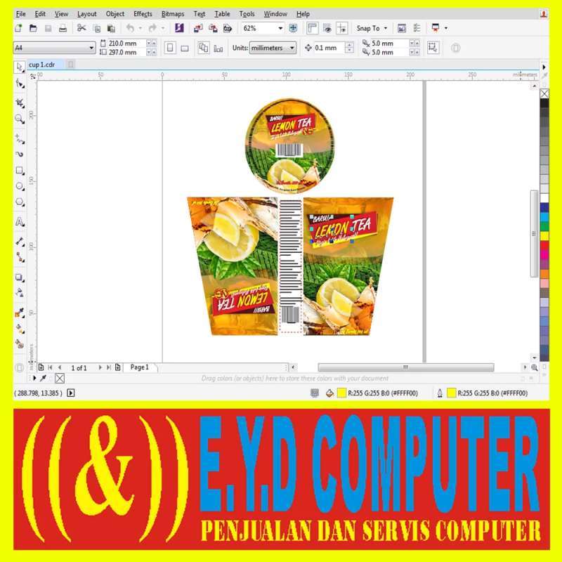 Jual Desain Kemasan Koleksi Template Design Grafis Kemas Industri ...