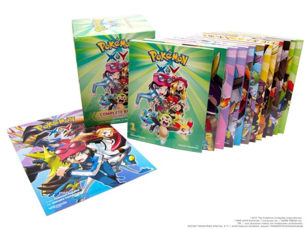 Jual Komik Pokemon Xy X Y Complete Box Set Vol 1 - 12 Manga Comic ...