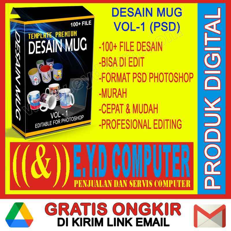 Jual DESAIN MUG VOL-1 FORMAT PSD PHOTOSHOP GELAS MUG KOLEKSI TEMPLATE ...