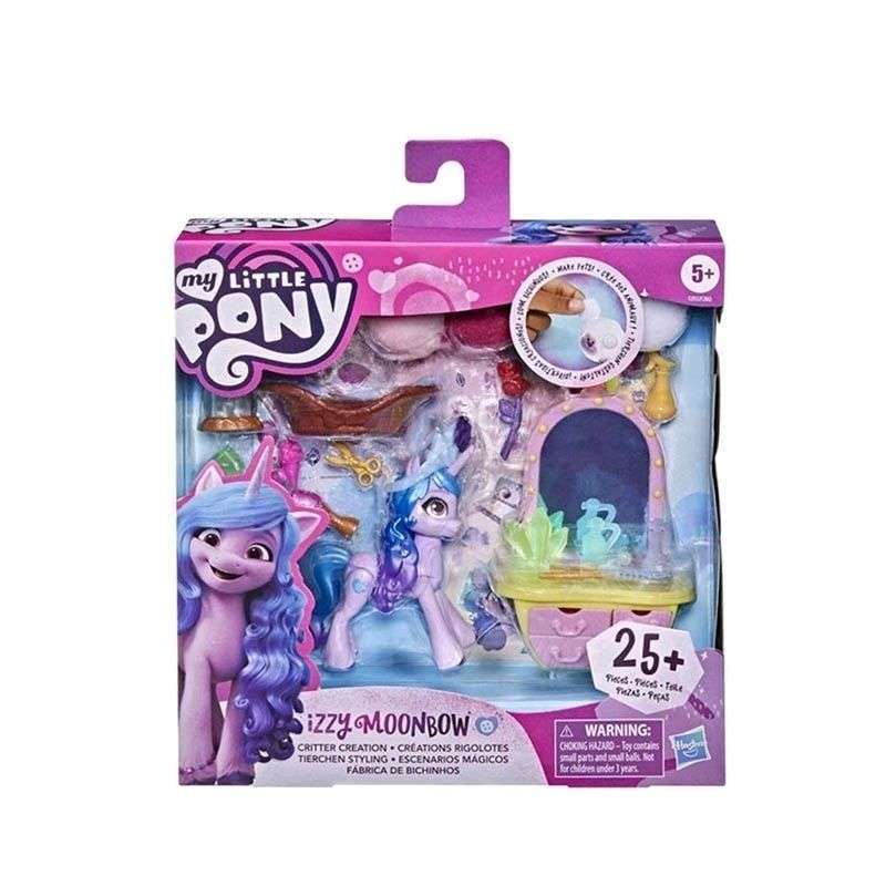 Jual My Little Pony Izzy Moonbow Critter Creation Hasbro Set Figure ...