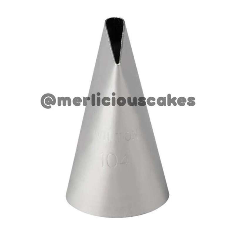 Promo Ready Stock Wilton Petal Tip Spuit No 104 Piping Tip Original ...