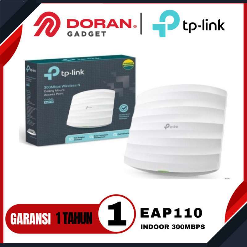 Jual Tp-link Eap110 Indoor Wifi Ceiling Mount Access Point 300mbps Di ...