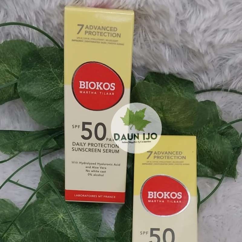 Promo BIOKOS Daily Protection Sunscreen Serum SPF50 Pa+++ 30ml Diskon ...