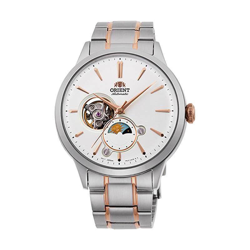 Promo Jam Tangan Pria Orient RA-AS0101S10B Automatic Sun & Moon Open ...