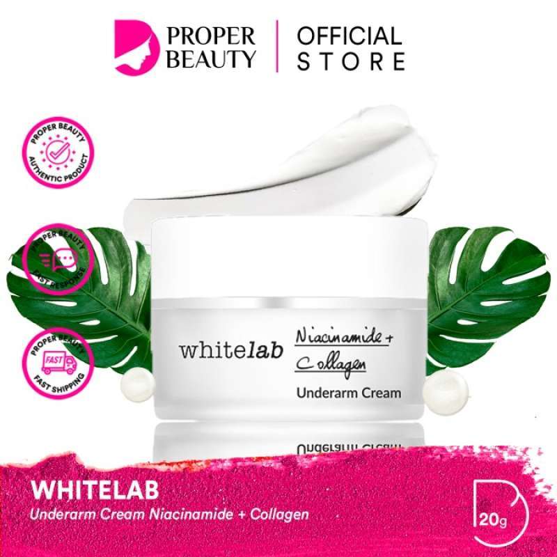 Promo Whitelab Underarm Cream Niacinamide + Collagen Indonesia / White ...