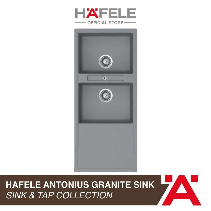 Jual Hafele Granite Sink Antonius Hs20-gkd2s80 - Washtafel Granit ...